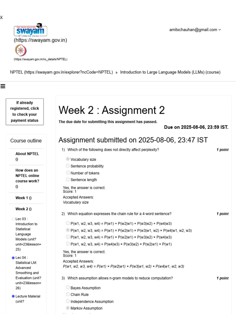 LLMs Quiz: Key Concepts and Answers | PDF | Applied Mathematics ...
