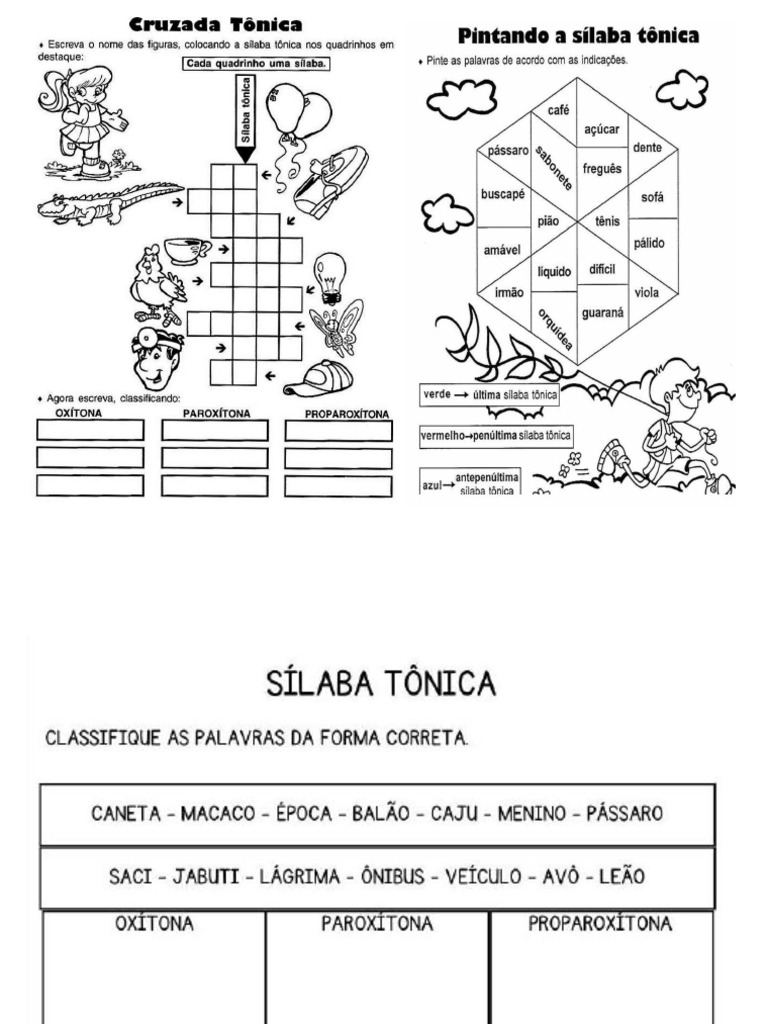 Sílaba - 3 Ano | PDF