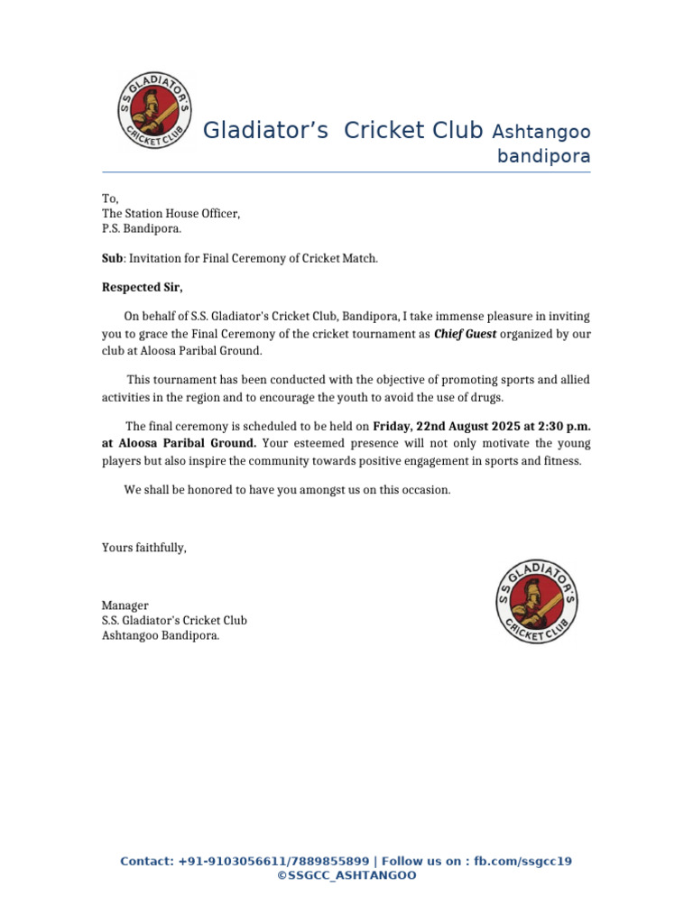 Final Invitation | PDF