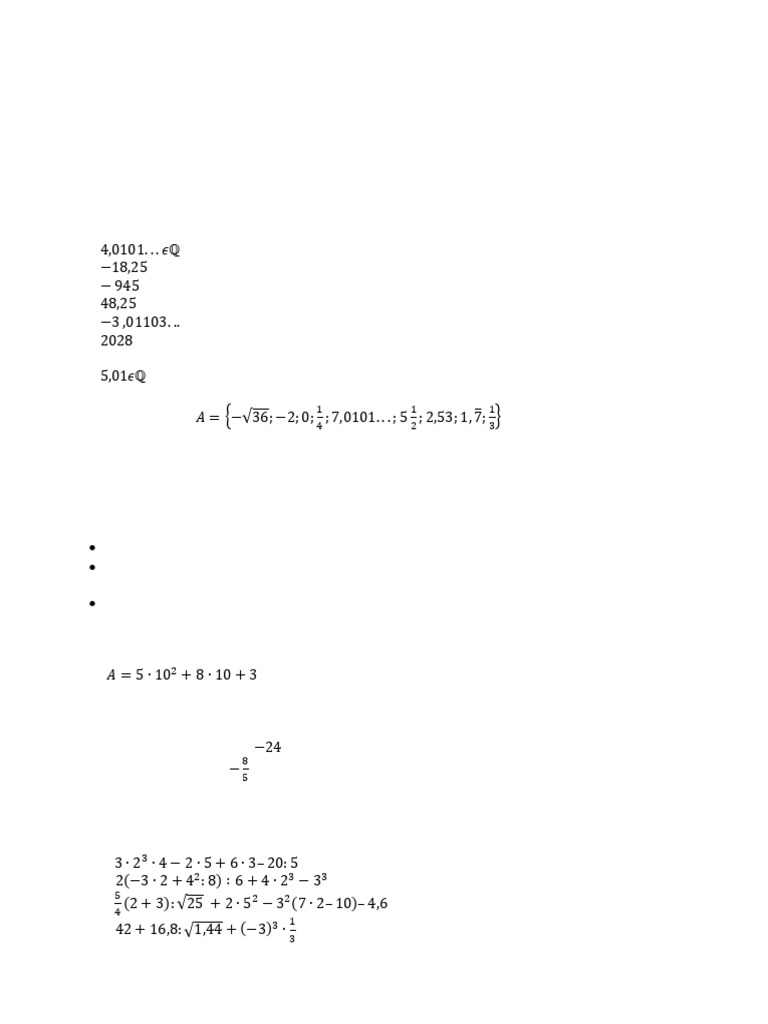 Tareas de Matemática para Décimo Grado | PDF | Entero | Número racional