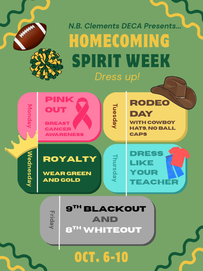 2025 Hoco Spirit Week | PDF