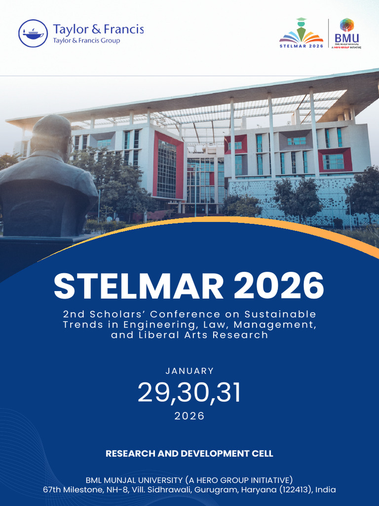 STELMAR 2026: Call for Papers | PDF | Sustainability | Interdisciplinarity