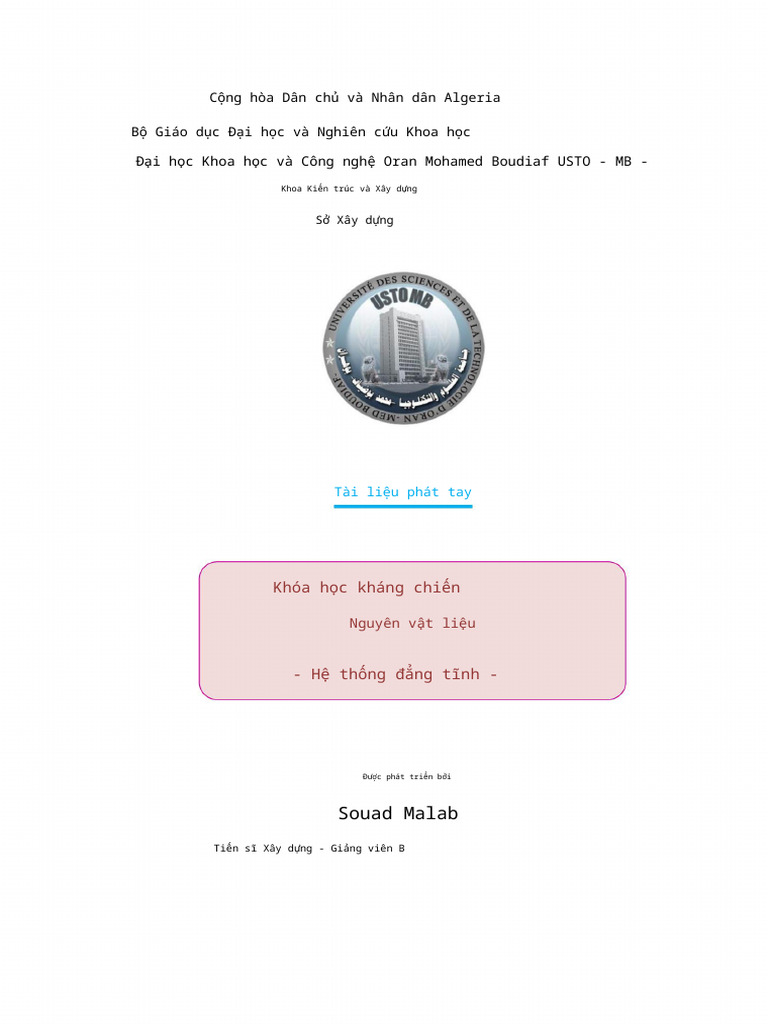 MALAB Polycopie coursRDM Souad | PDF