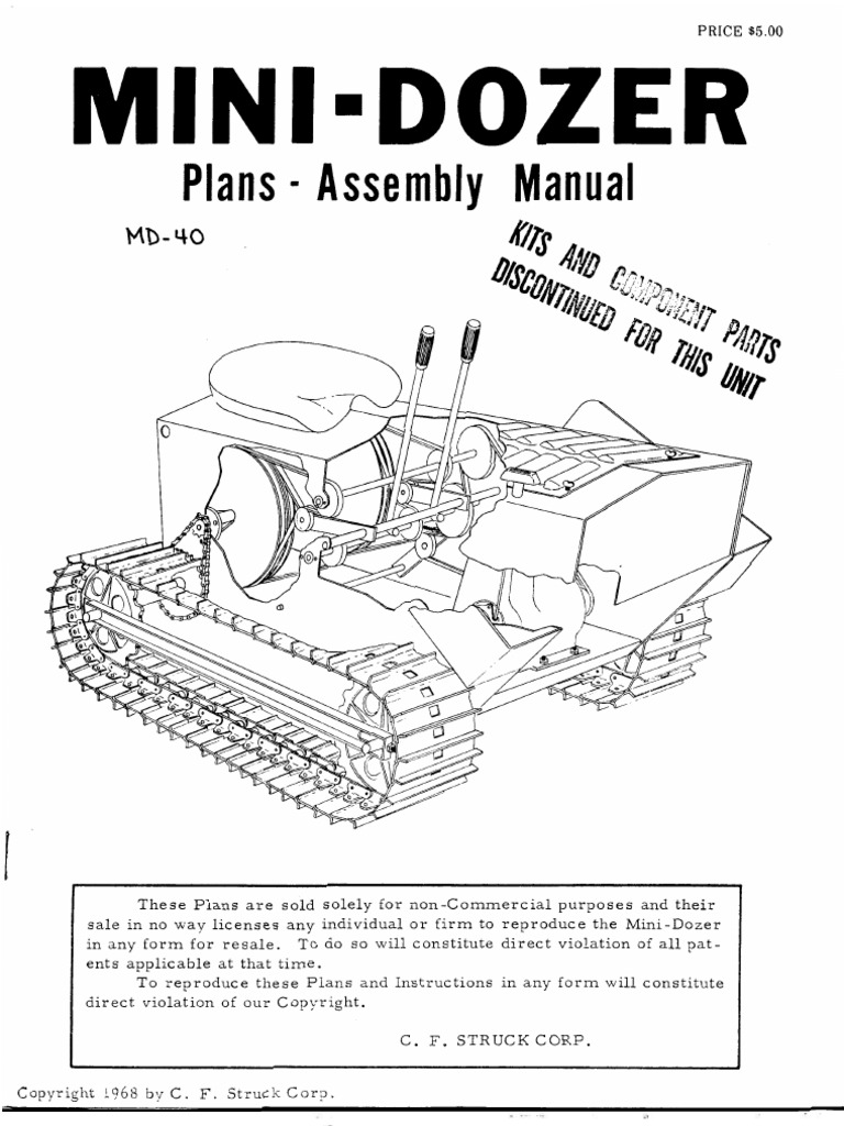 MD 40-45 Plans - Assembly Manual | PDF | Belt (Mechanical) | Screw