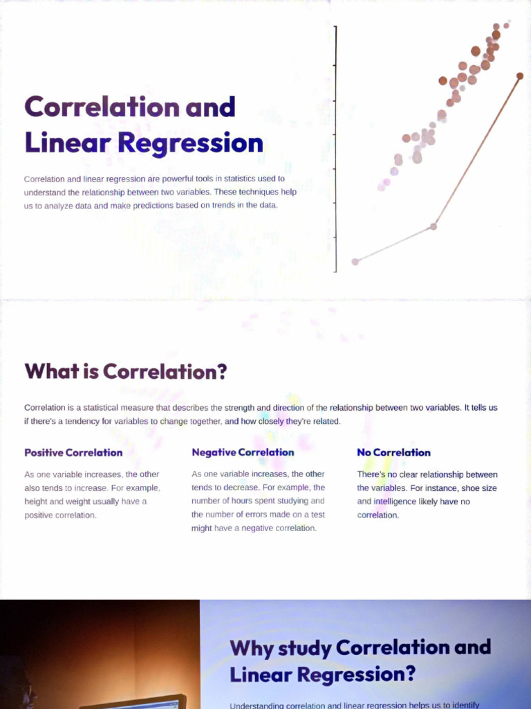 Correlation and Linear Regression | PDF