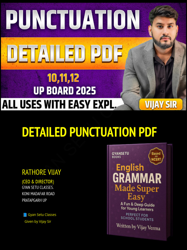 Detailed Punctuation PDF | PDF