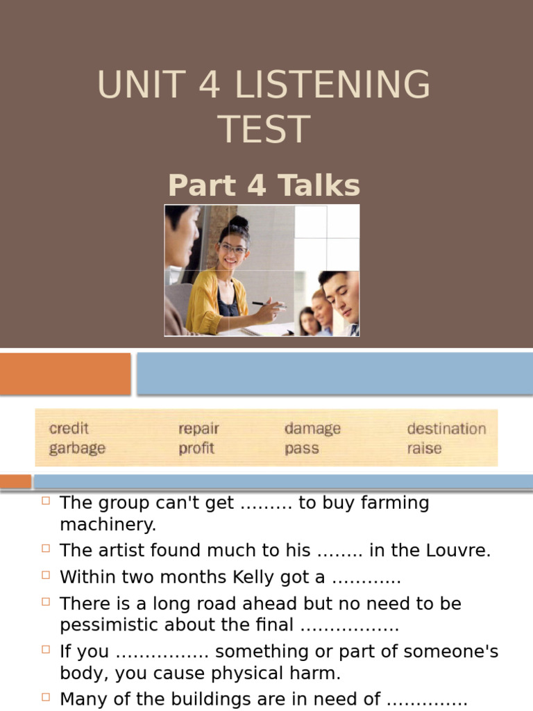 Unit 4 Talks - HOMEWORK | PDF