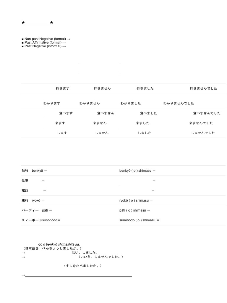 'To Do' in Japanese | PDF