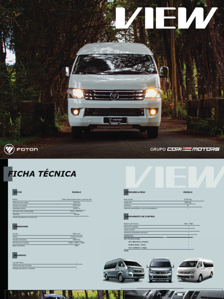 FICHA-VIEW-CS2 | PDF | Fabricantes de vehículos de motor | Vehículo de ...