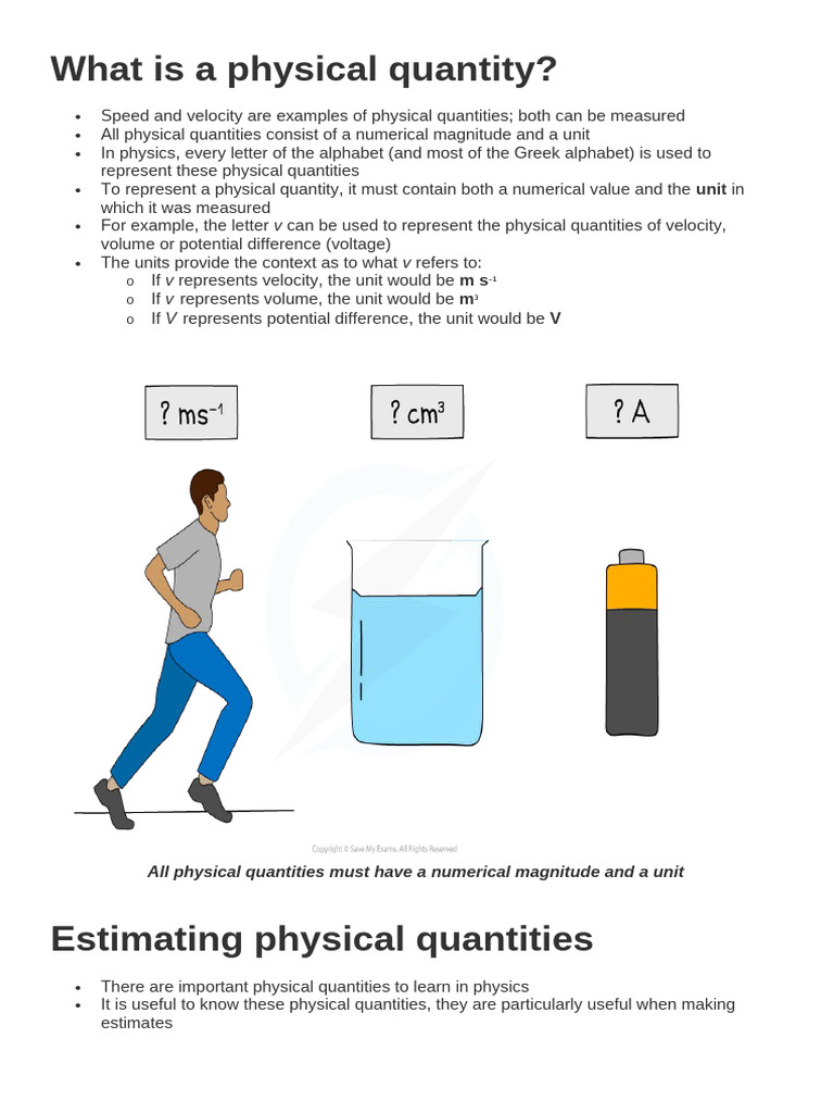 What Is A Physical Quantity | PDF | Accuracy And Precision ...