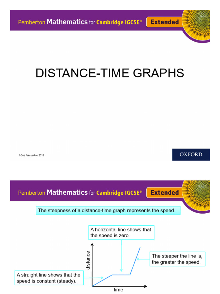 Distance-Time Graph | PDF | Speed | Physical Quantities