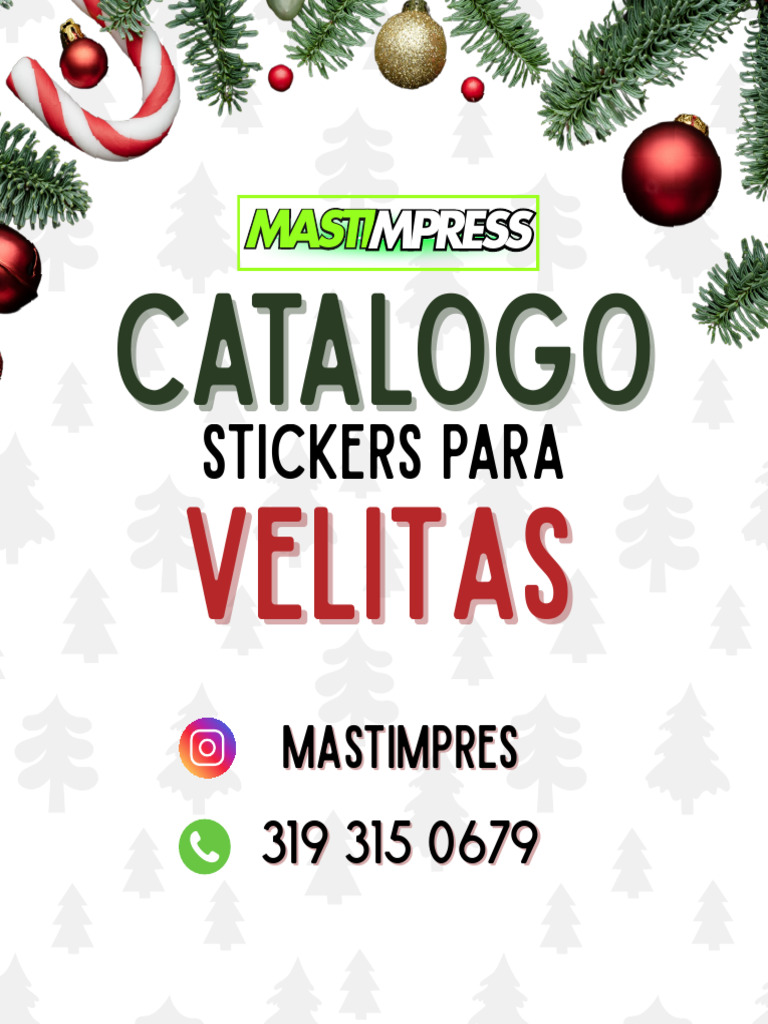 Catálogo de Stickers Personalizables PDF | PDF