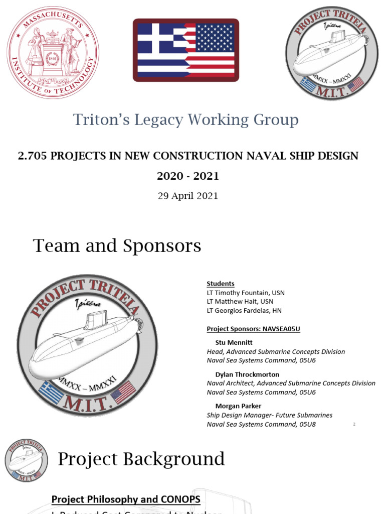 2.705 Projects in New Construction Naval Ship Design | PDF | Submarines ...