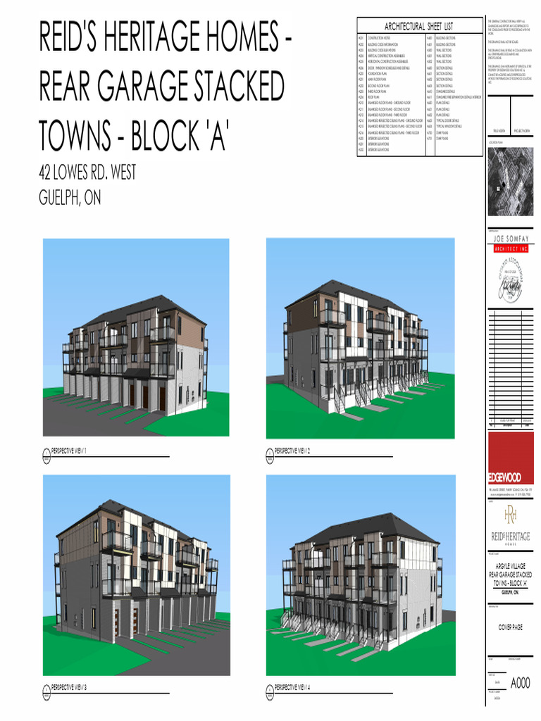 RHH - Argyle Village - BLK A IFP 2025.02.05 Markup Revised | PDF | Wall ...