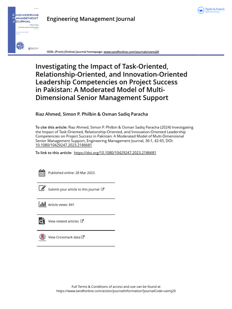 04-Investigating The Impact of Task-Oriented - Relationship-Oriented ...
