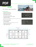 Absen AW Series LED Display Overview | PDF