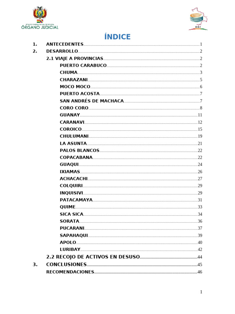 Informe Inventario A Provincias Documentado | PDF | Equipo de oficina ...