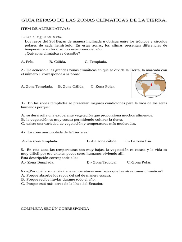 Guia Zonas Climaticas | PDF