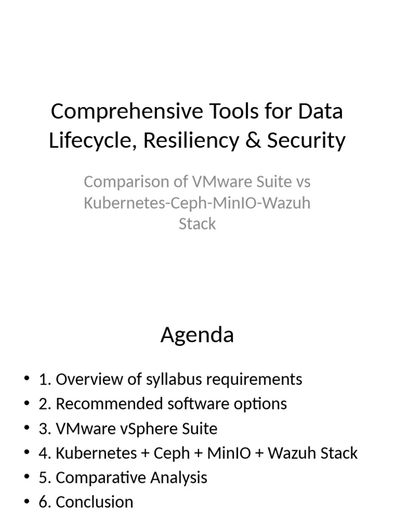 DLM Resiliency Tools Presentation | PDF