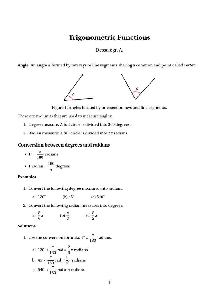 Trig Function | PDF | Trigonometric Functions | Trigonometry