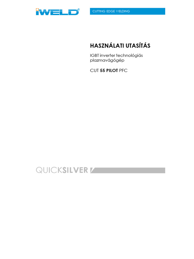 Használati Utasítás: CUT PFC | PDF
