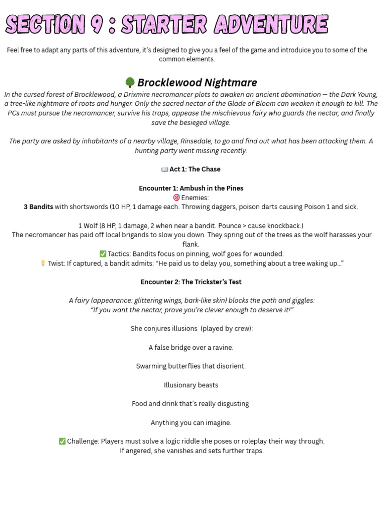 Crossroads Starter Adventure | PDF | Zombies