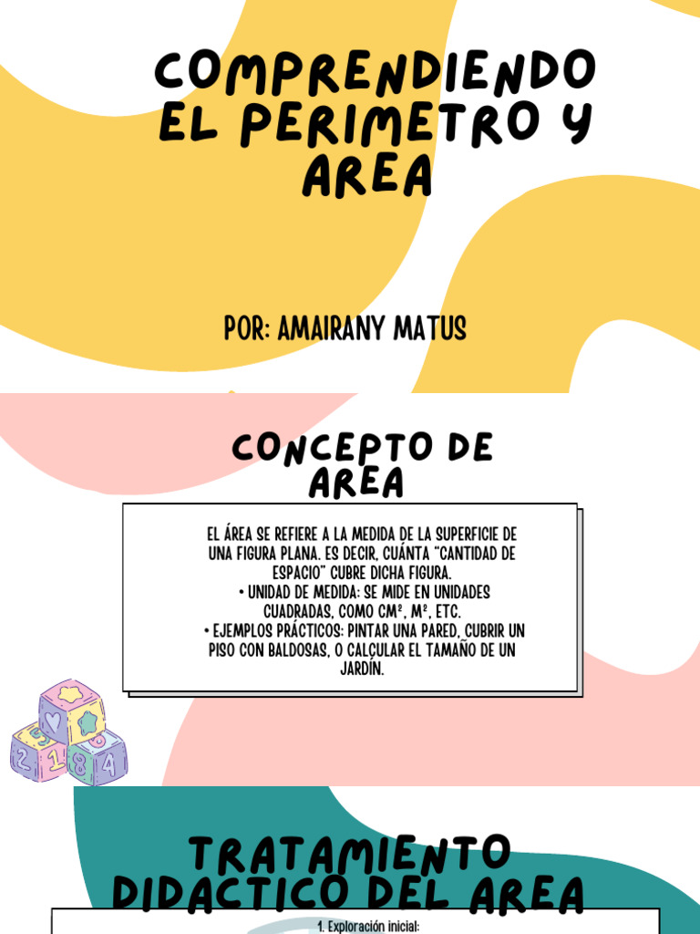 Área y Perímetro: Conceptos y Didáctica | PDF
