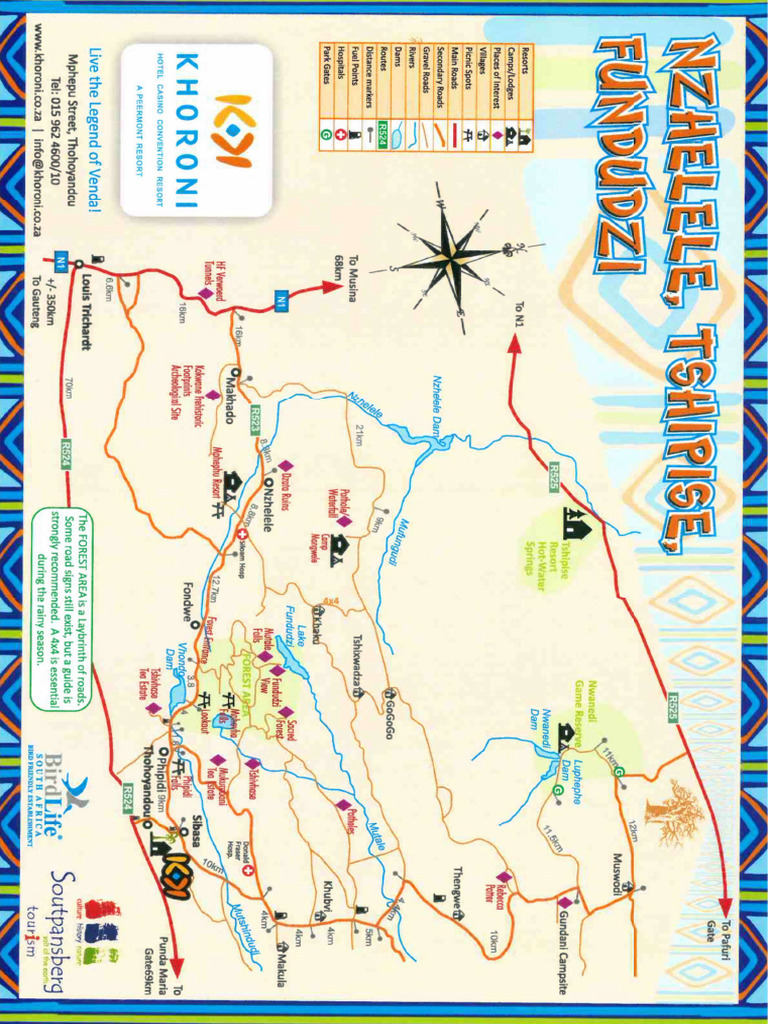 Khoroni Map Nzhelele Tshipise Fundudzi | PDF