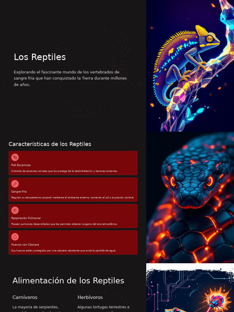 Los Reptiles | PDF | Reptil | Anfibio