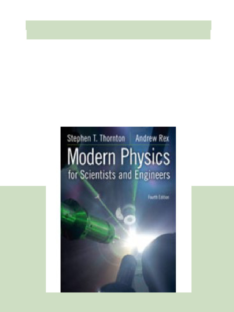 Solution Manual For Modern Physics For Scientists and Engineers, 4th ...