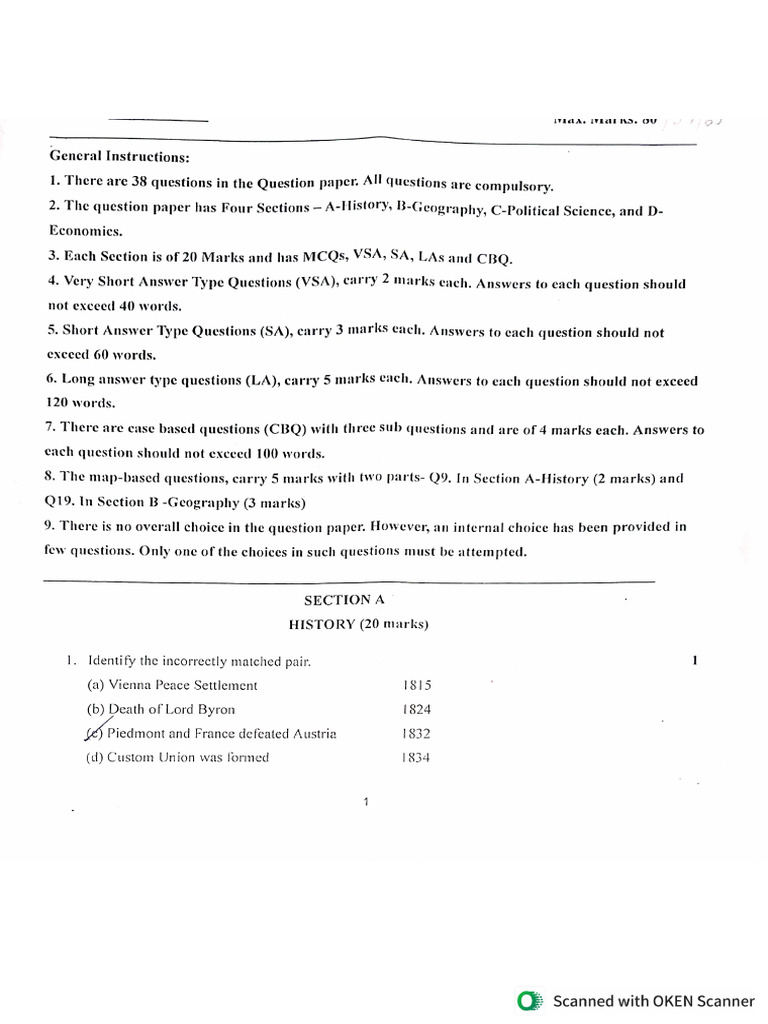 Sa 1 SST | PDF
