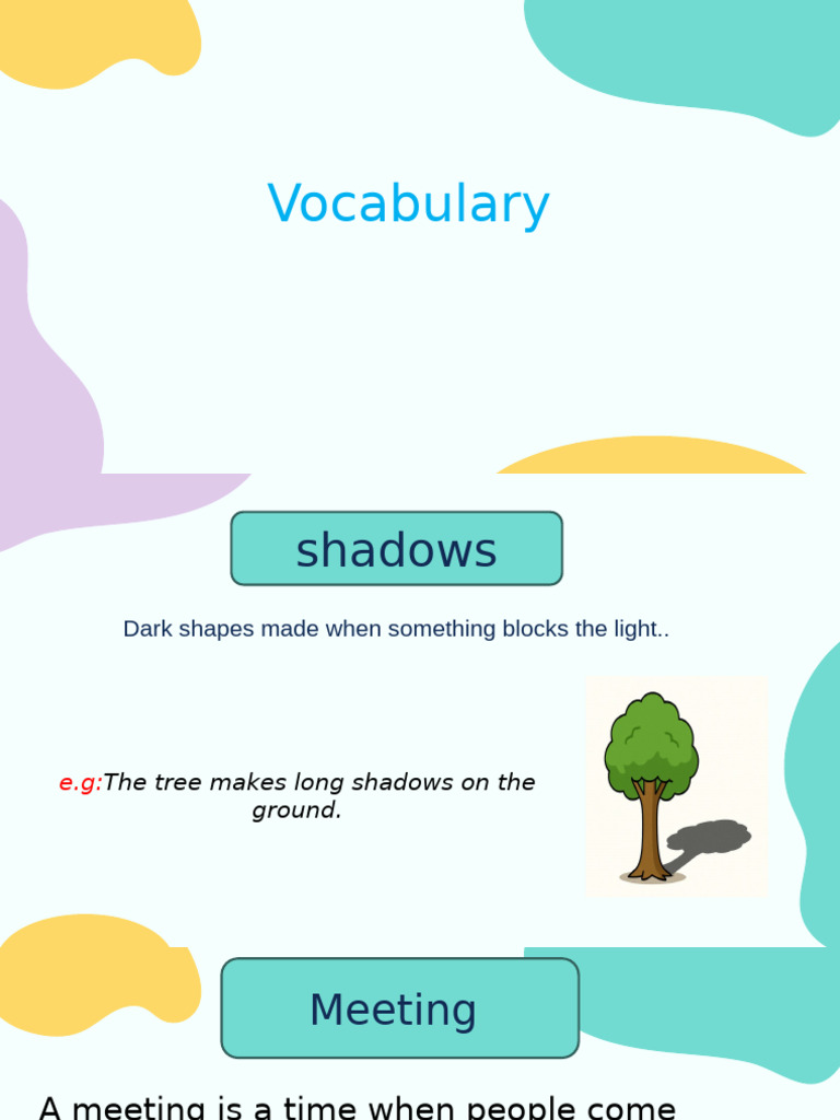 Vocabulary Week 2 Unit 2 | PDF