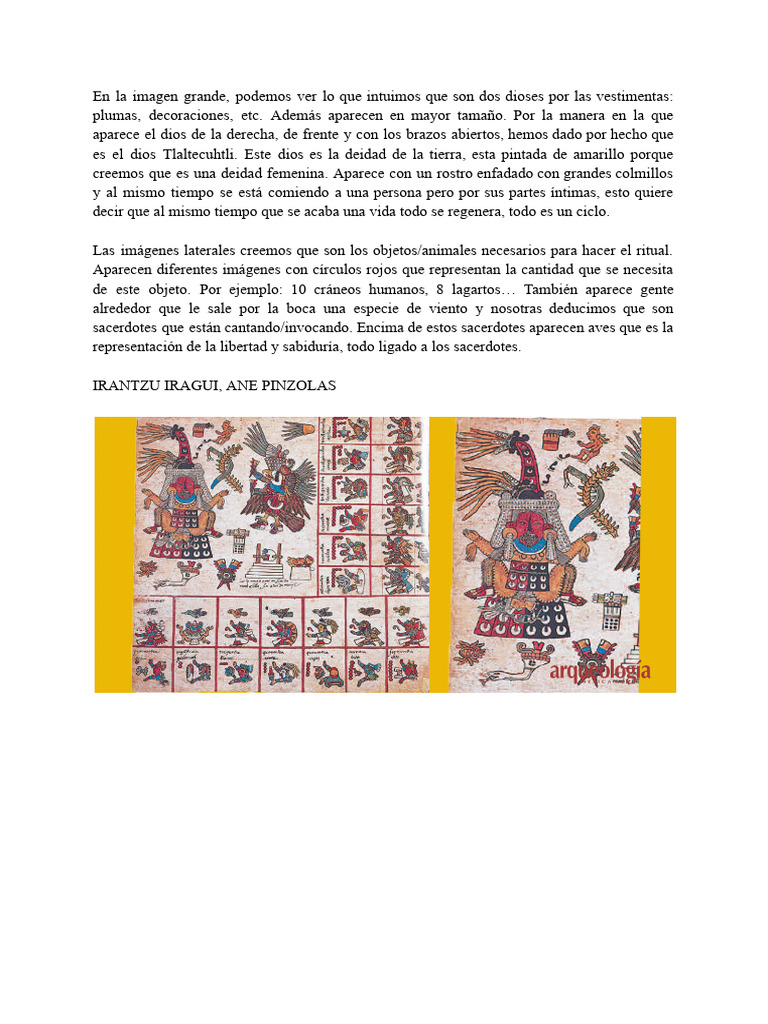 Práctica Codiz Azteca - Ane Pinzolas, Irantzu Iragui | PDF
