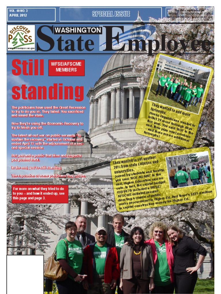 Washington State Employee April 2012 | PDF | American Federation Of ...