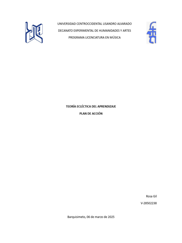 Teoría Ecléctica Del Aprendizaje | PDF | Aprendizaje | Memoria