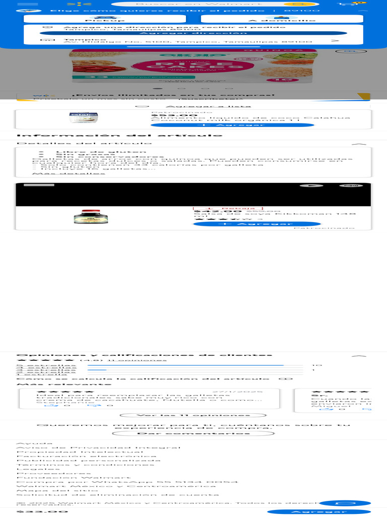 Galletas de Arroz OKKO Con Quinoa 140 G Walmart | PDF | Alimentos