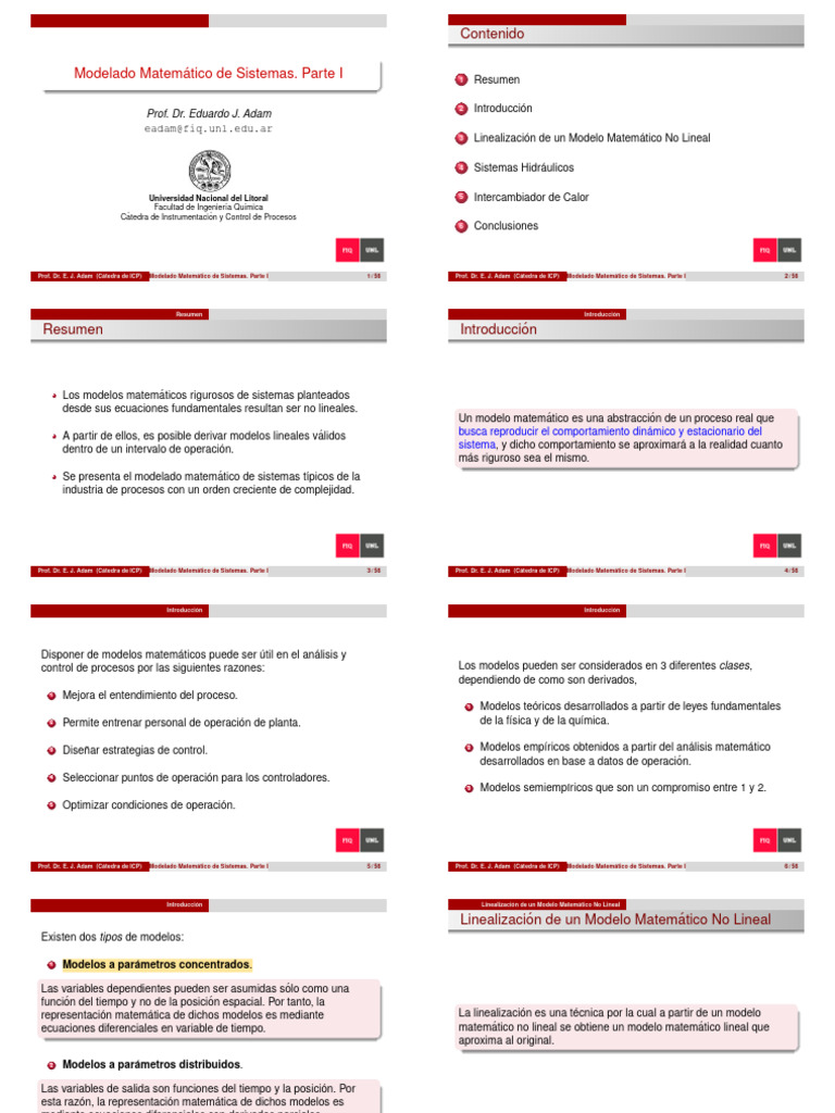 Semana 2-Modelado Matemático de Sistemas (Parte 1) | PDF | Sistema no ...