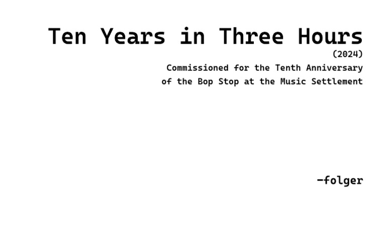 Ten Years Title Page | PDF