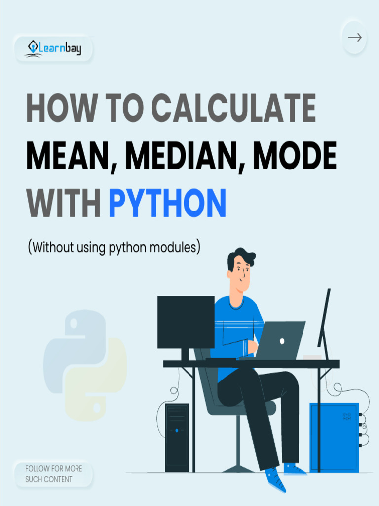 Mean Mode Median Using Python | PDF