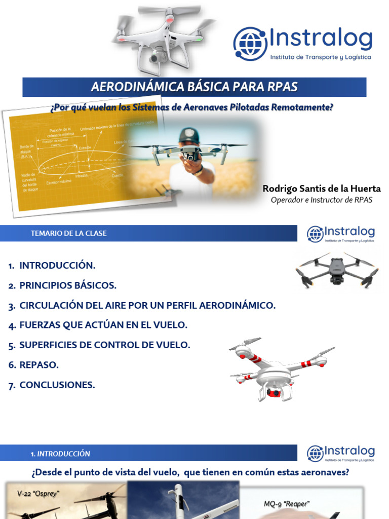 Aérodinamica Básica INSTRALOG OCT.2024 | PDF | Levantar (Fuerza ...