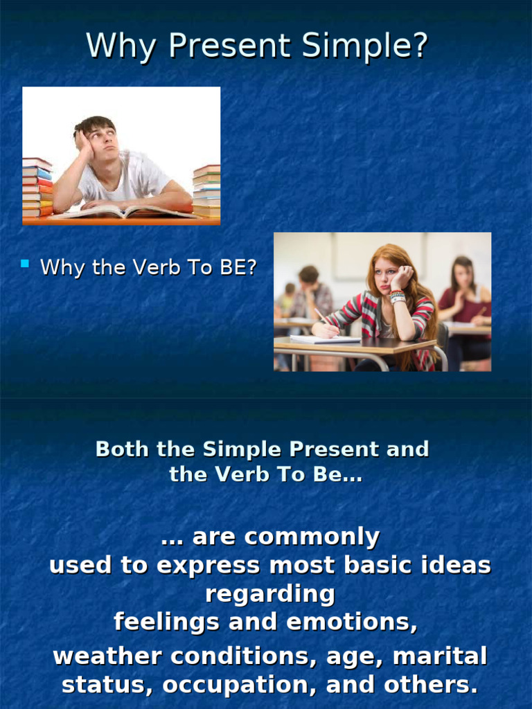 1) Simple Present Be | PDF