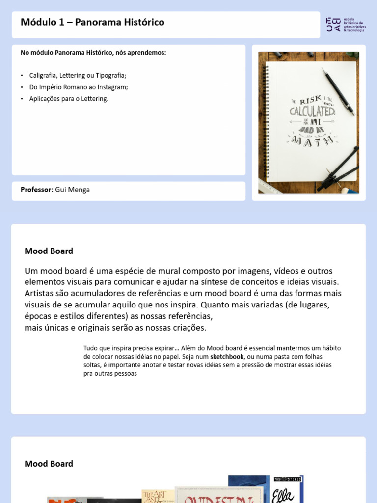 Caligrafia e Lettering - Mod1 | PDF