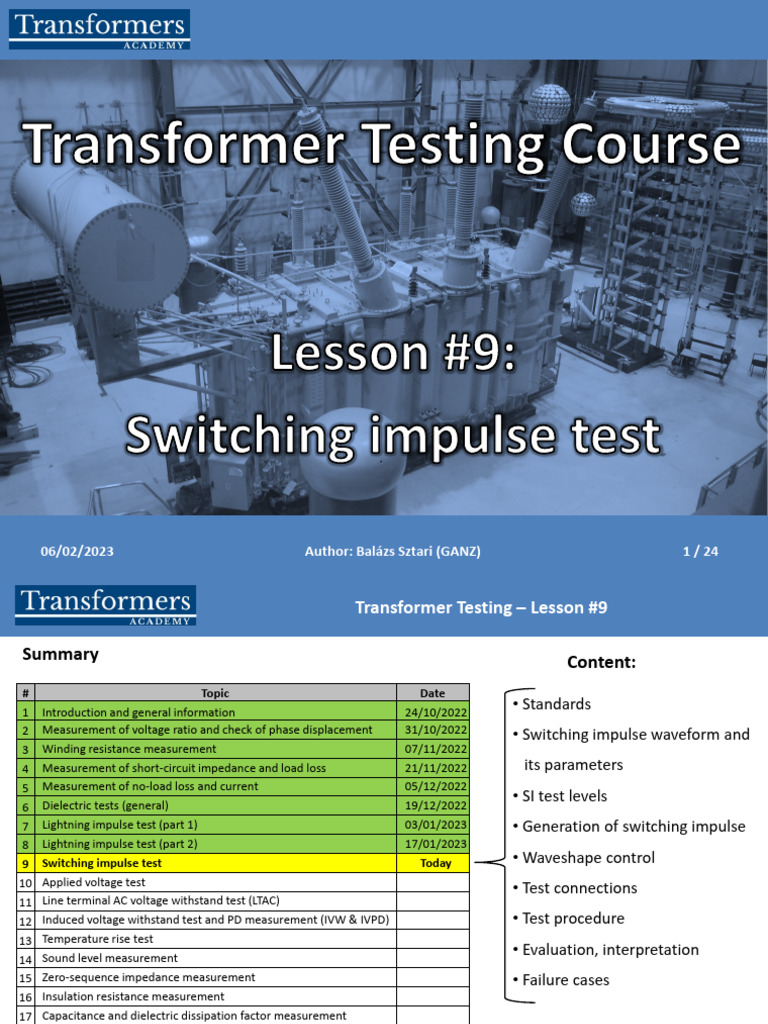 Transf.-testing-course-e-lesson-9-SLIDES-FOR-THE-ATTENDEES SW | PDF ...
