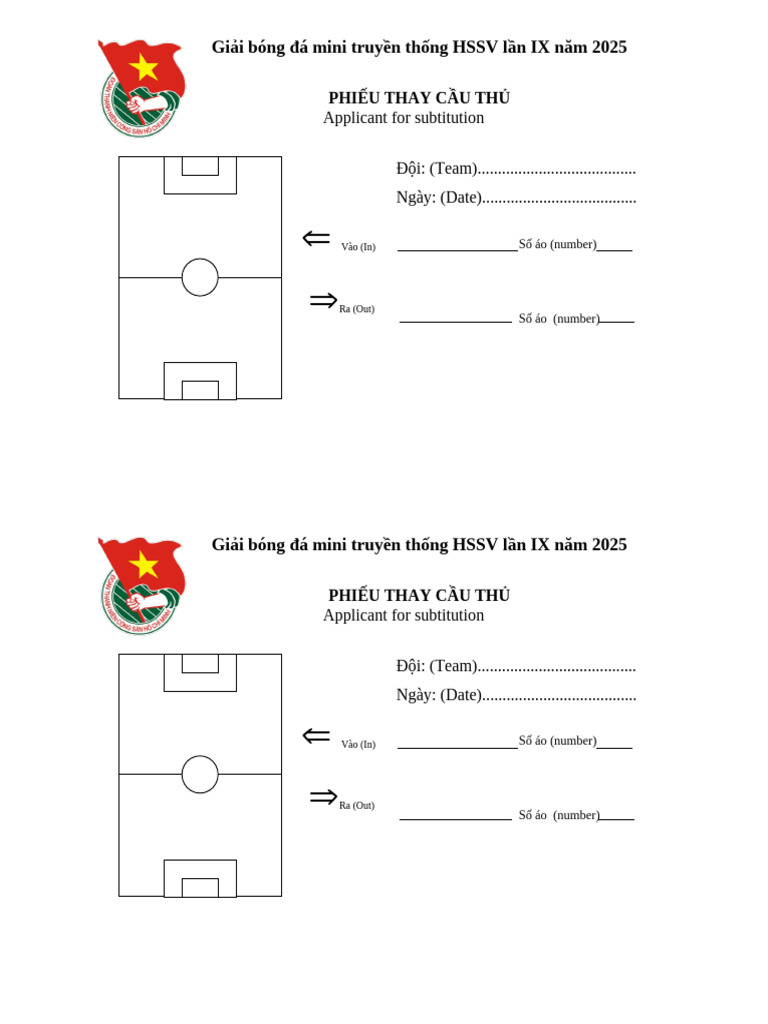 Phieu Thay Cau Thu | PDF