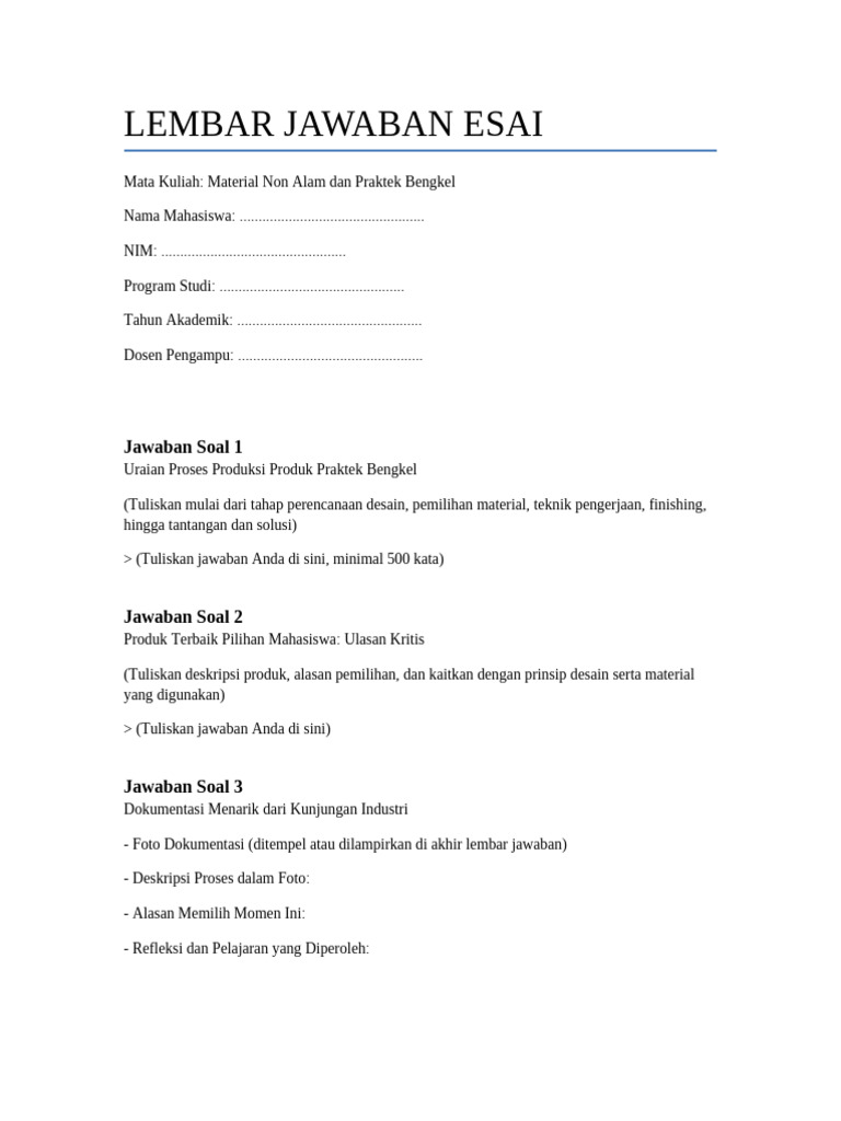 1744891455 Template Esai Material Non Alam (1) | PDF