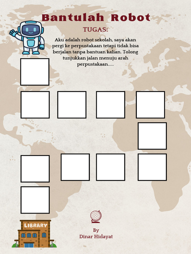 Brown Vintage Geography Map Project Cover A4 Document | PDF