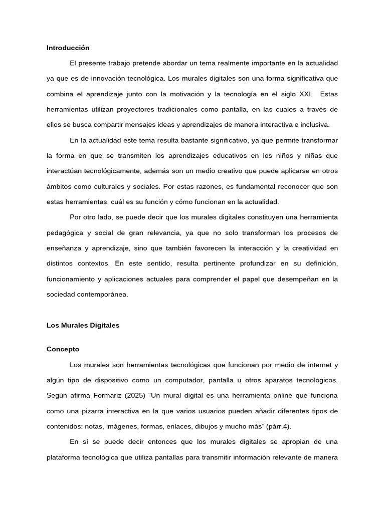 Murales Digitales | PDF | Enseñando | Aprendizaje