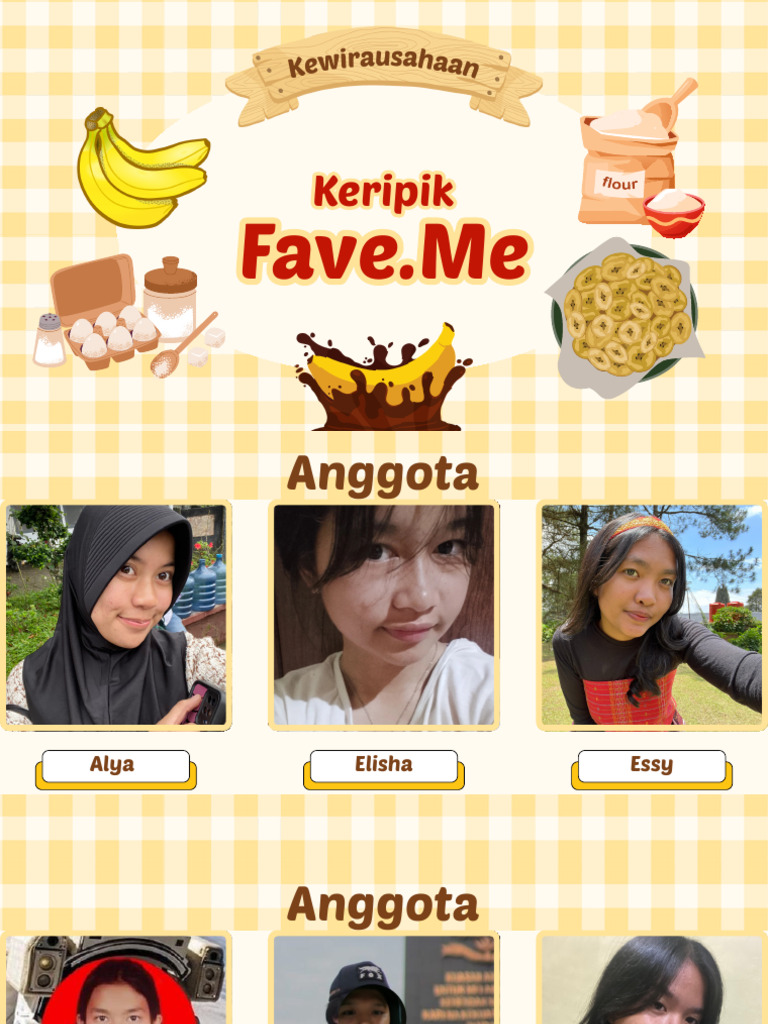Kuning Krem Lucu Kartun Bisnis Makanan Toko Roti Presentasi - 20250911 ...