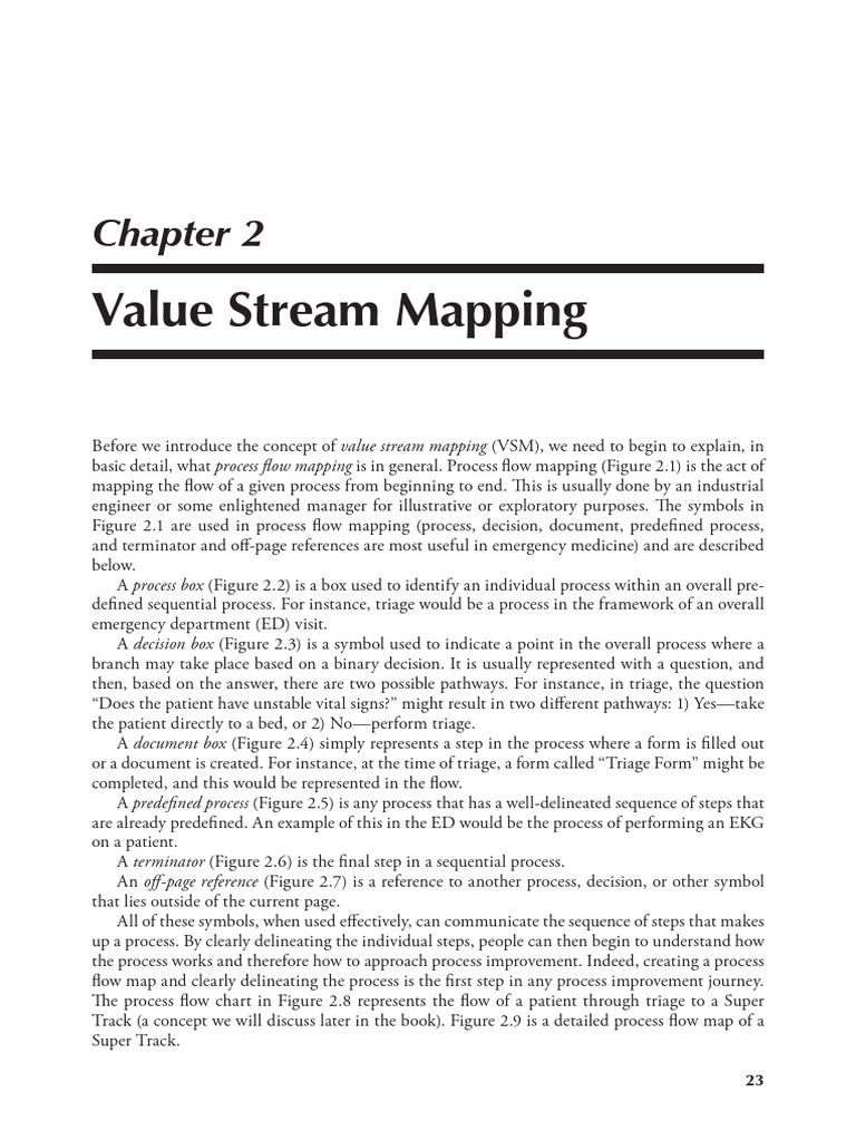 Value Stream Mapping in ED Processes | PDF | Emergency Department | Ratio