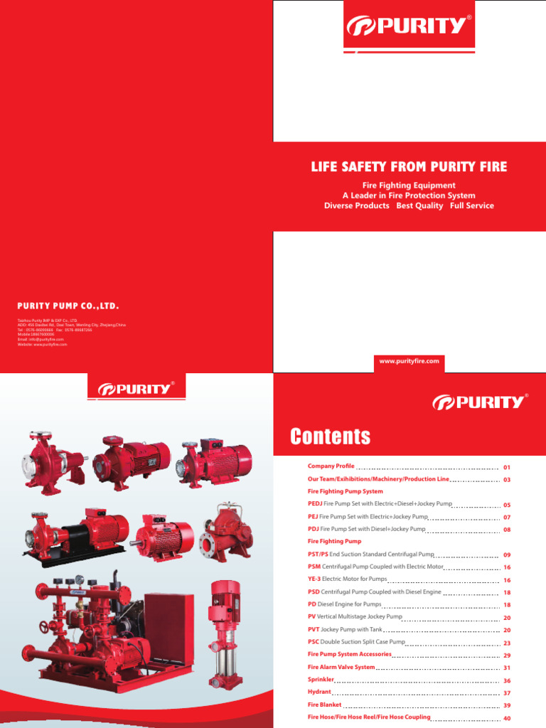 Fire Fighting Equipment Manufacturer | PDF | Pump | Diesel Engine